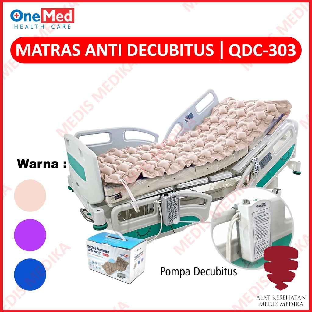 Jual Matras Anti Decubitus Onemed QDC 303 Matrass Kasur Angin With pump ...
