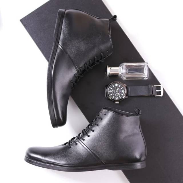 Jual Sepatu boot kulit asli pria model morris | Shopee Indonesia
