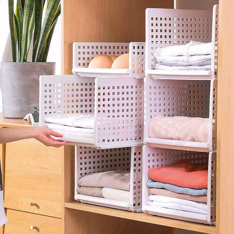 Jual STV Tempat Penyimpanan Pakaian Rak Laci lipat serbaguna Clothes ...