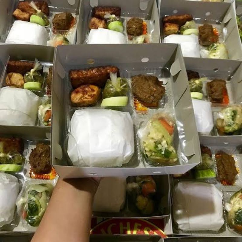 Jual Nasi Box Rendang Daging Halal Murah Enak | Shopee Indonesia