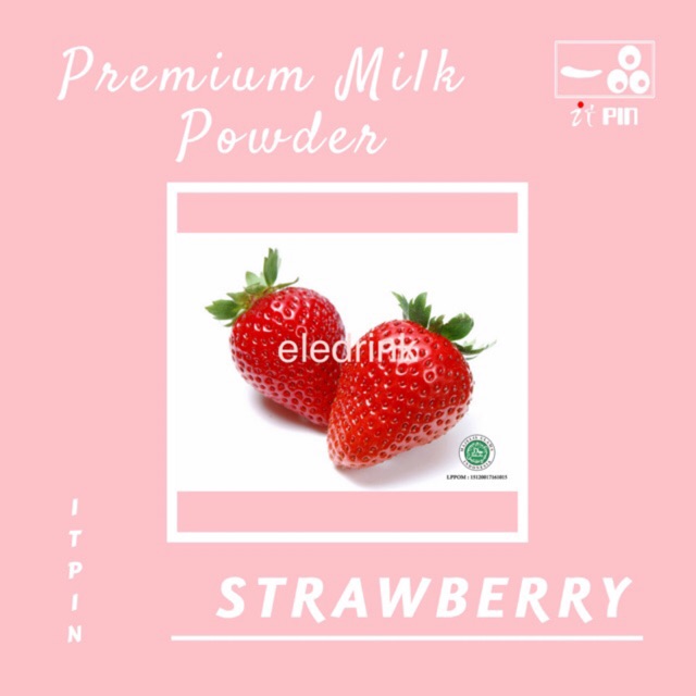 Jual ITPIN 1kg Premium Milk Powder Rasa Strawberry | Shopee Indonesia
