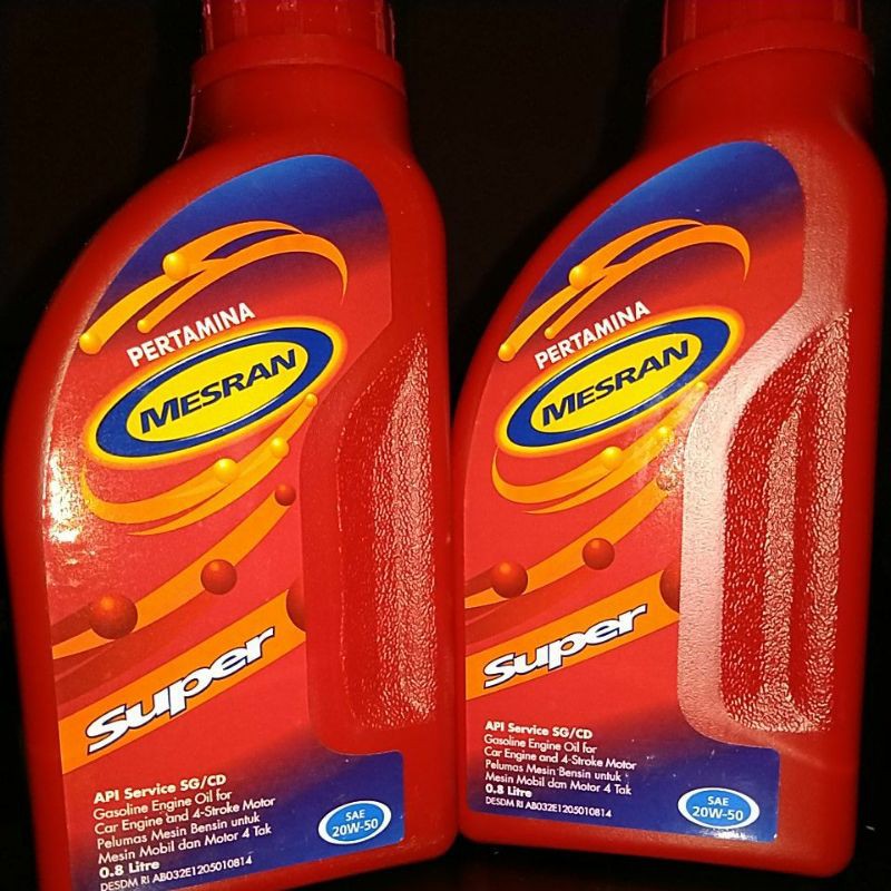 Jual Pertamina Mesran Super 20W-50 API Service SG / CD Original ...