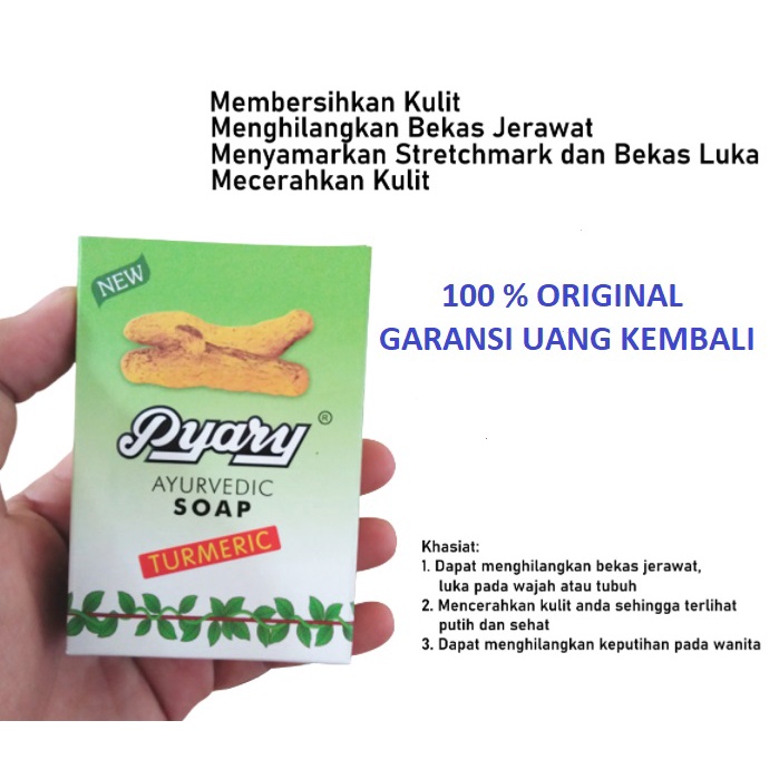 Jual SABUN ARAB PYARY TURMERIC ORIGINAL 100% BPOM NA | Shopee Indonesia