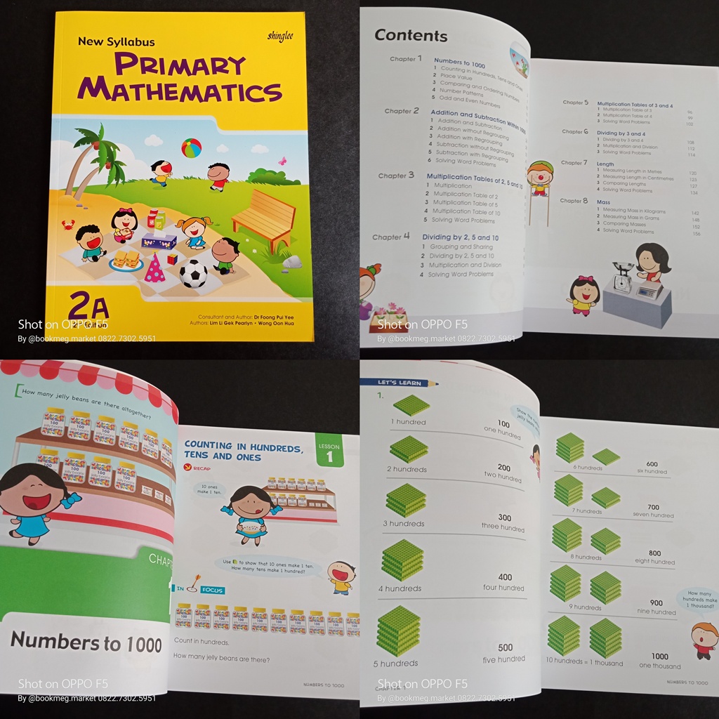 Jual BUKU NEW SYLLABUS PRIMARY MATHEMATICS 1A - 6B (TEXTBOOK & WORKBOOK ...