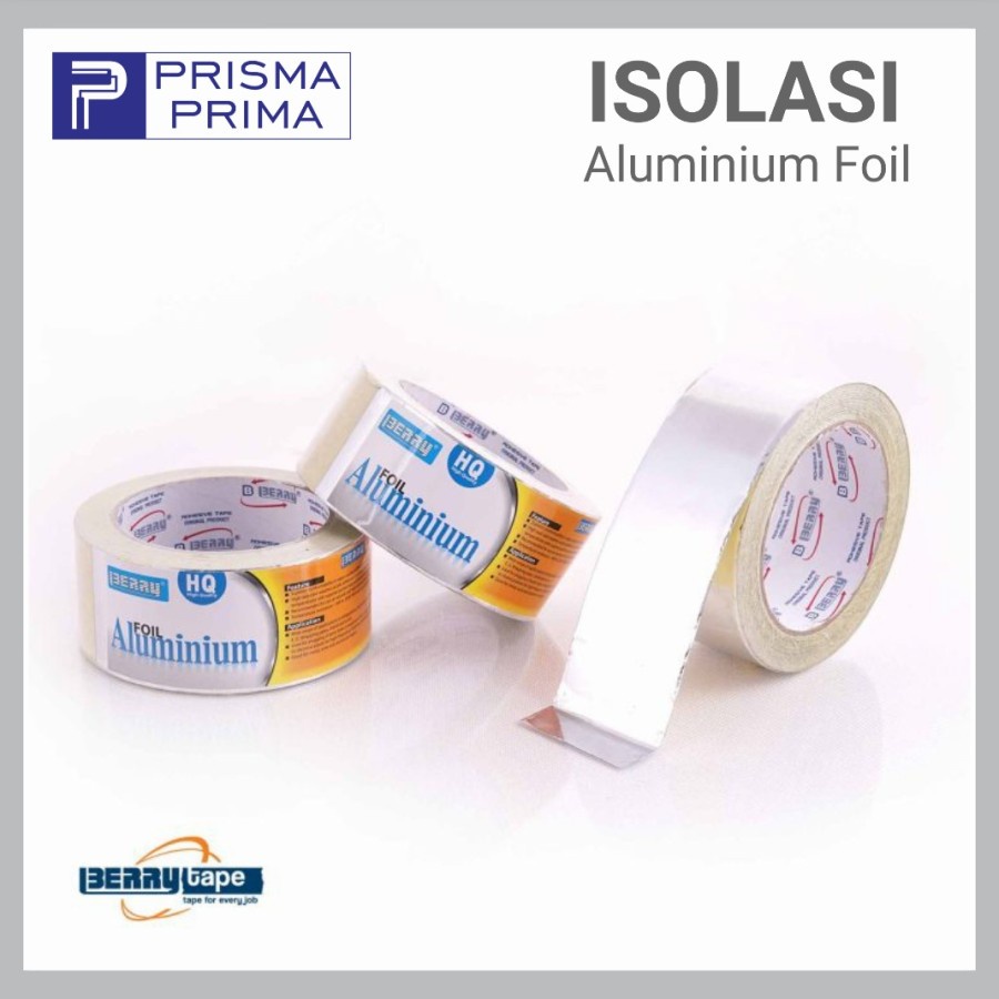 Jual Lakban Isolasi BERRY ALUMINIUM FOIL TAPE Tahan Panas Lem Panci ...