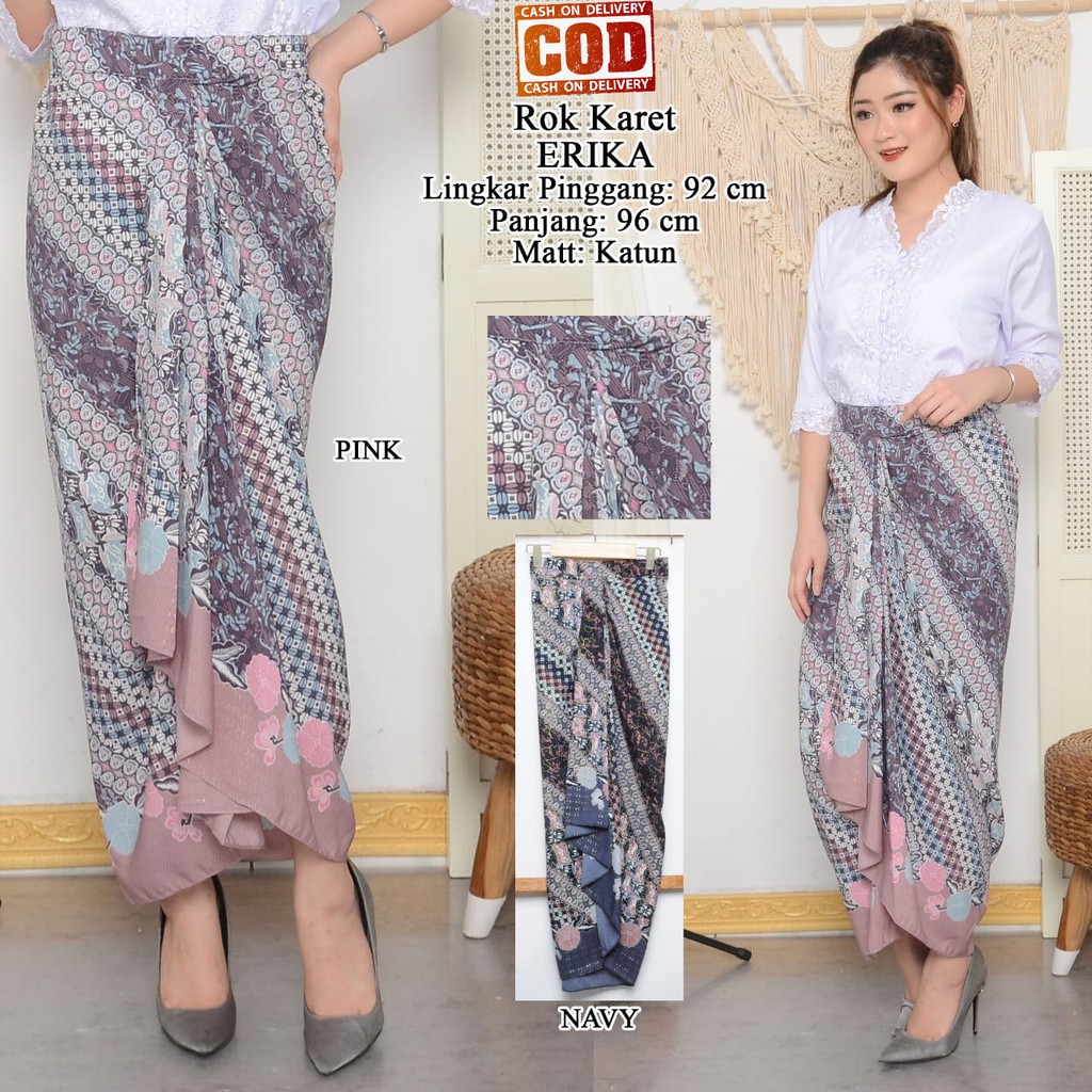 Jual Bawahan Kebaya Batik Kekinian | Kain Kebaya Jadi Modern | Rok ...