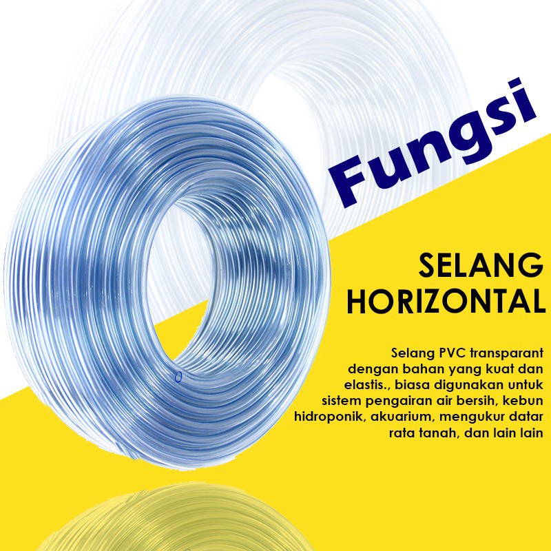 Jual GEMUK Selang Air 1/4 Inch Permeter PVC Tebal Selang Waterpass Selang 1/4 Selang Tukang ...