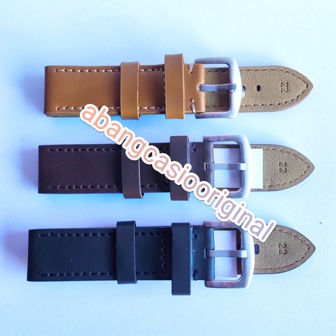 Jual Tali Jam Tangan Kulit Zamora Tali Kulit Tebal Tali Jam Tangan ...