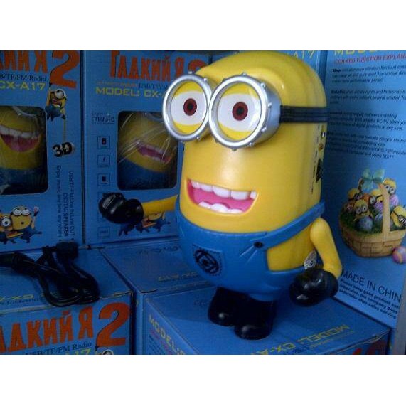 Jual Minion Speaker - Portable Multimedia Player | Shopee Indonesia