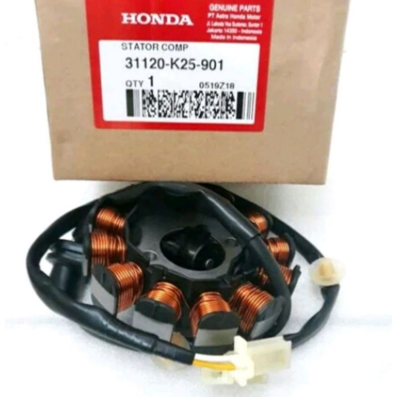 Jual Spool Assy komplit stator comp Honda Beat fi - Scoopy fi - Vario 110 FI starter kasar Ori ...