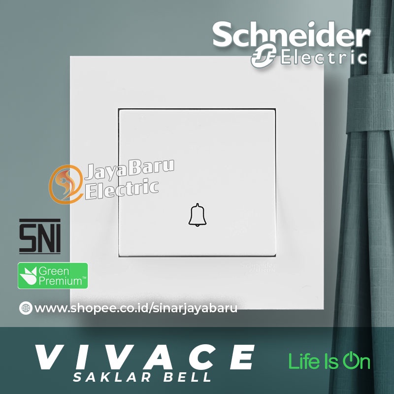 Jual Saklar Bel Bell SCHNEIDER VIVACE | Shopee Indonesia
