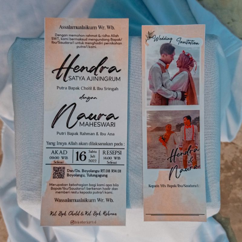 Jual Undangan Pernikahan / Undangan Nikah / Wedding Invitation Card ...