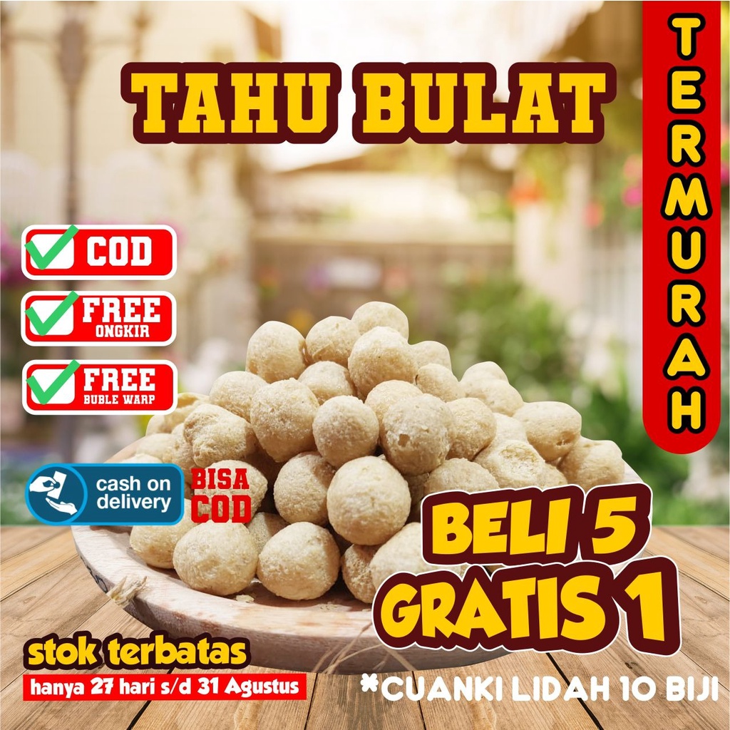 Jual TAHU BULAT MINI 500 GRAM TERMURAH KRIPIK TAHU (CUANKI LIDAH ...