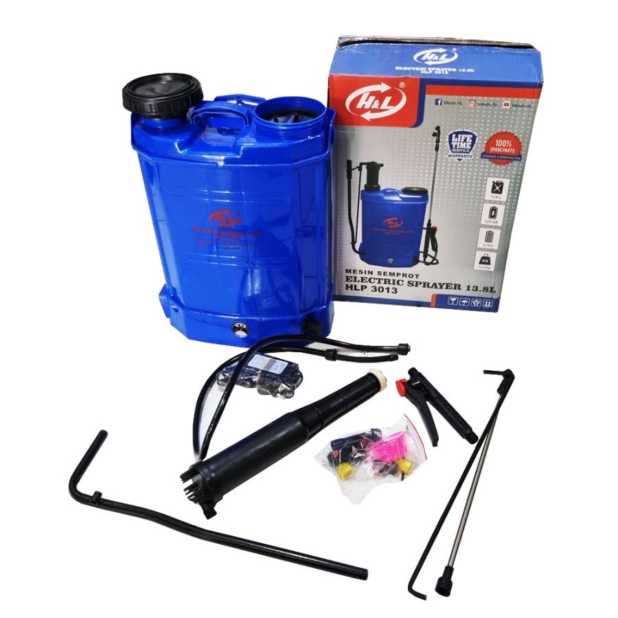 Jual Semprot Hama Alat Semprot Obat Hama Elektrik H&L 13.8L 2in1 ...