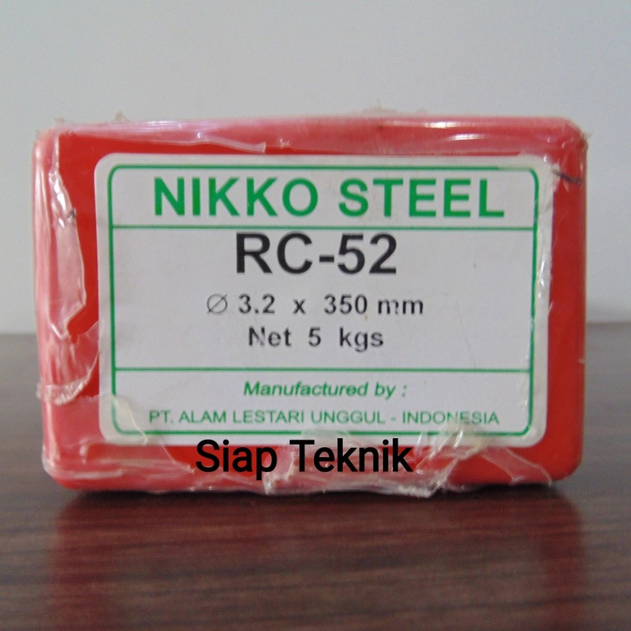 Jual Kawat Las RC 52 3.2mm x 350mm NIKKO STEEL RC-52 3,2mm x 350mm (1KG ...