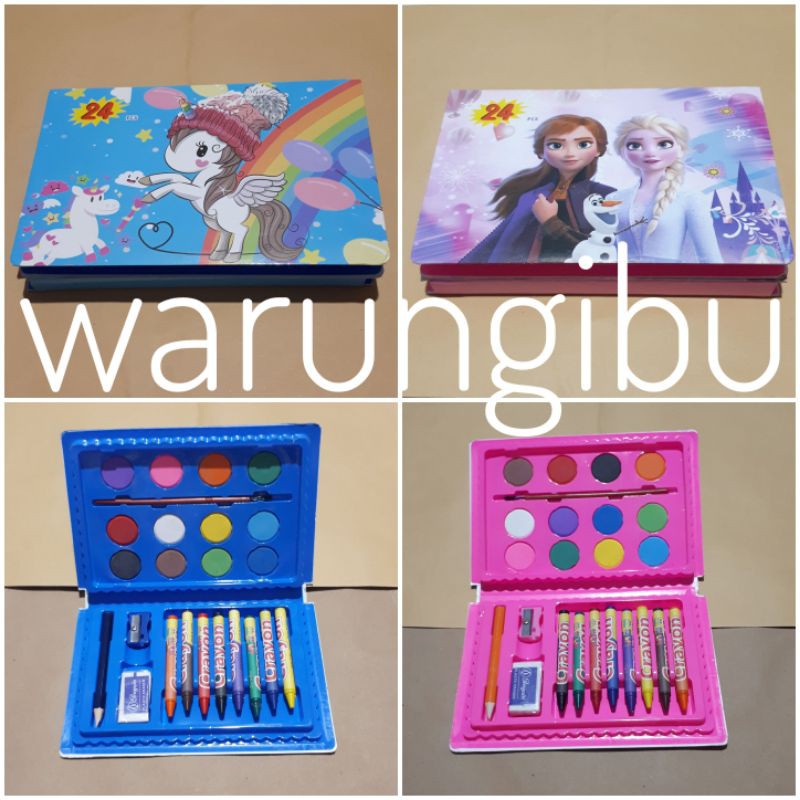Jual Colouring Art Set Paket Mewarnai Melukis Menggambar Mainan Anak ...