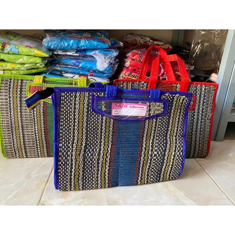 Jual TAS TIKAR ANYAM/TENUN/TAS BUOHAN/TAS HAJAT 37x15x28 | Shopee Indonesia