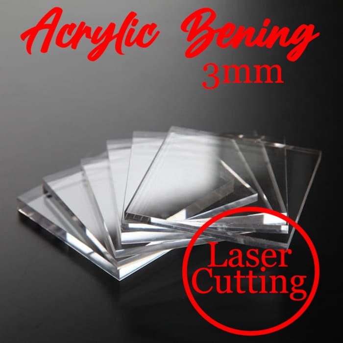 Jual Custom Acrylic Bening 3mm - Akrilik Potongan 3 mm Sheet Lembaran ...