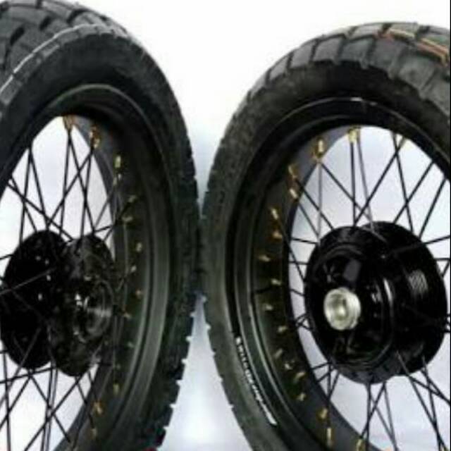 Jual Velg paket Kawasaki W175 full set Ama ban | Shopee Indonesia