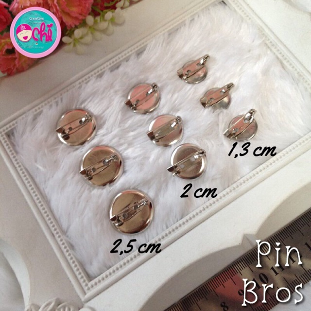 Jual Pin Bros 2.5 cm (per lusin) | Shopee Indonesia