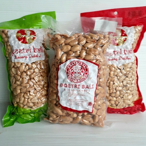 Jual kacang bali-paket kombo poetri bali isi 3bungkus (kacang kapri ...