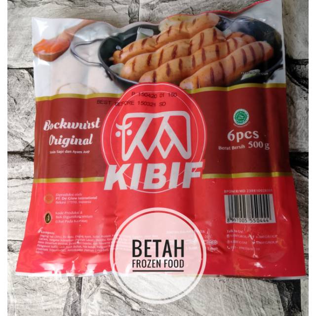 Jual Kibif Sosis Bockwurst 500 gr | Shopee Indonesia