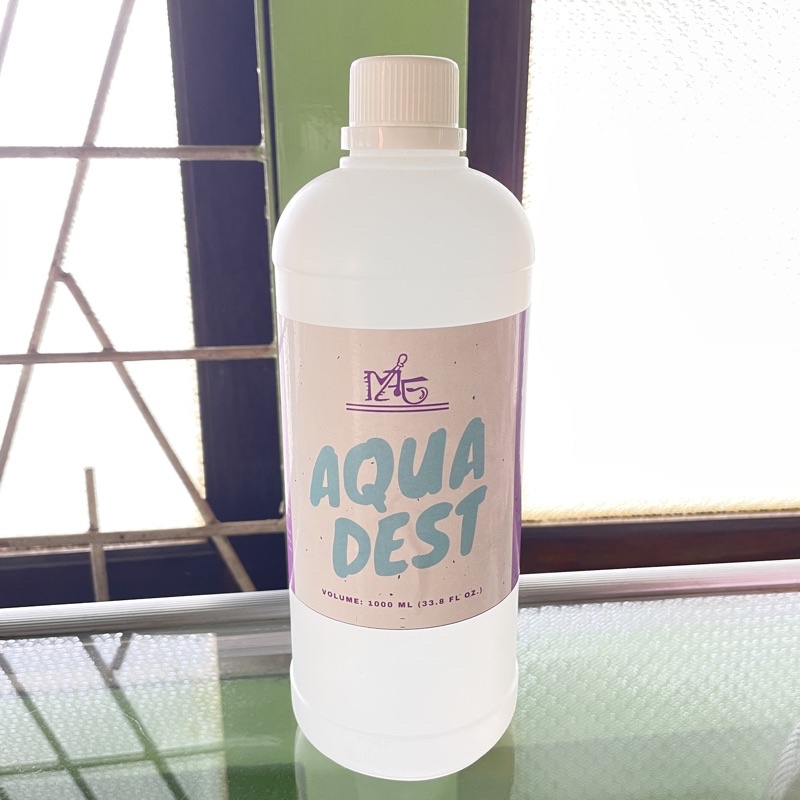 Jual AQUADEST 1 LITER / AKUADES 1 LITER | Shopee Indonesia