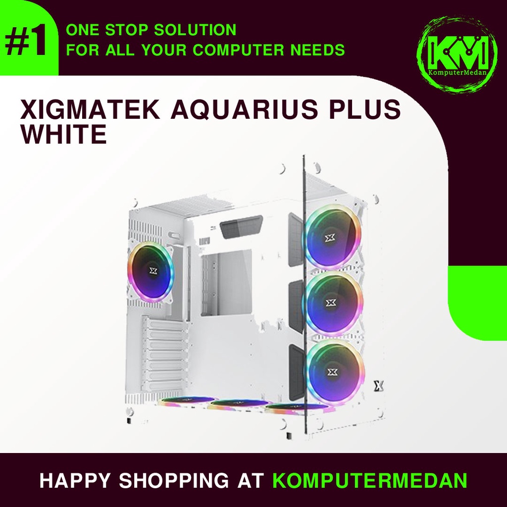 Jual XIGMATEK Aquarius Plus White | Shopee Indonesia