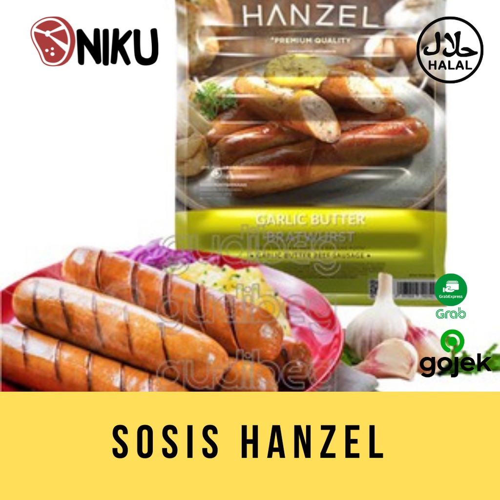 Jual SOSIS HANZEL ( GARLIC BUTTER ) 360Gram | Shopee Indonesia