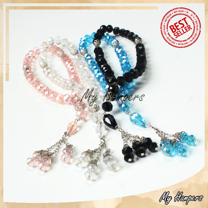 Jual Tasbih Cantik Murah Tasbih Kristal Gelang 33 Souvenir Aqiqah ...
