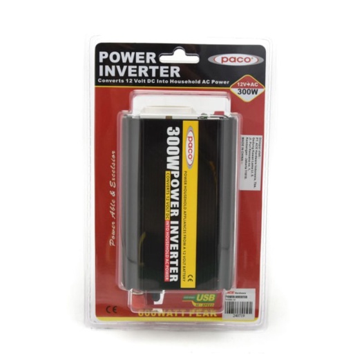 Jual Power Inverter Mobil 300W 12 V PACO Arus Listrik | Shopee Indonesia