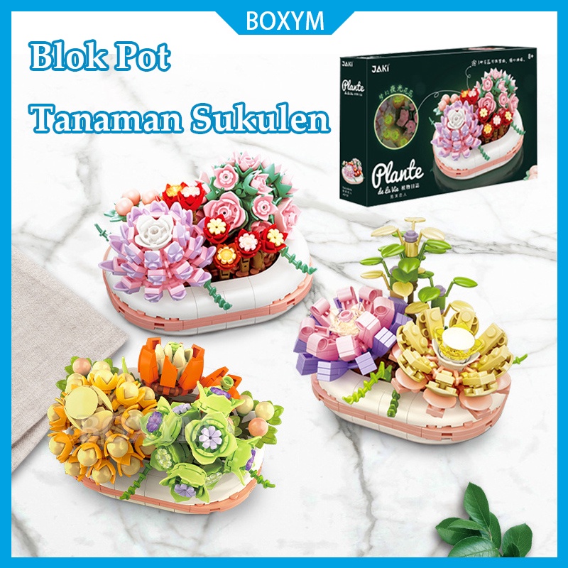 Jual Pot Sukulen Bunga DIY Mini Flower Block / Mainan Kreatif Ruang ...