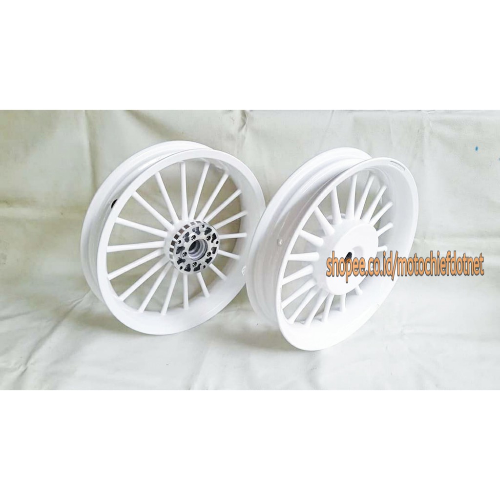 Jual Velg Racing Tapak Lebar Power Vario 150 New ESP Classic P18 Putih ...