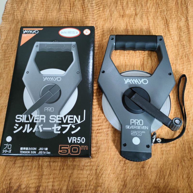 Jual Original YAMAYO Roll Meter Steel Type Silver Seven 50 Meters Japan ...