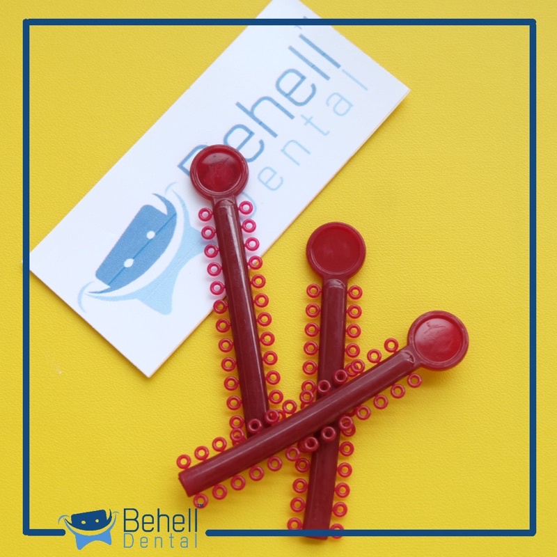 Jual Karet Behel Motif Power O ring Bulat PREMIUM - Dental rubber band ...