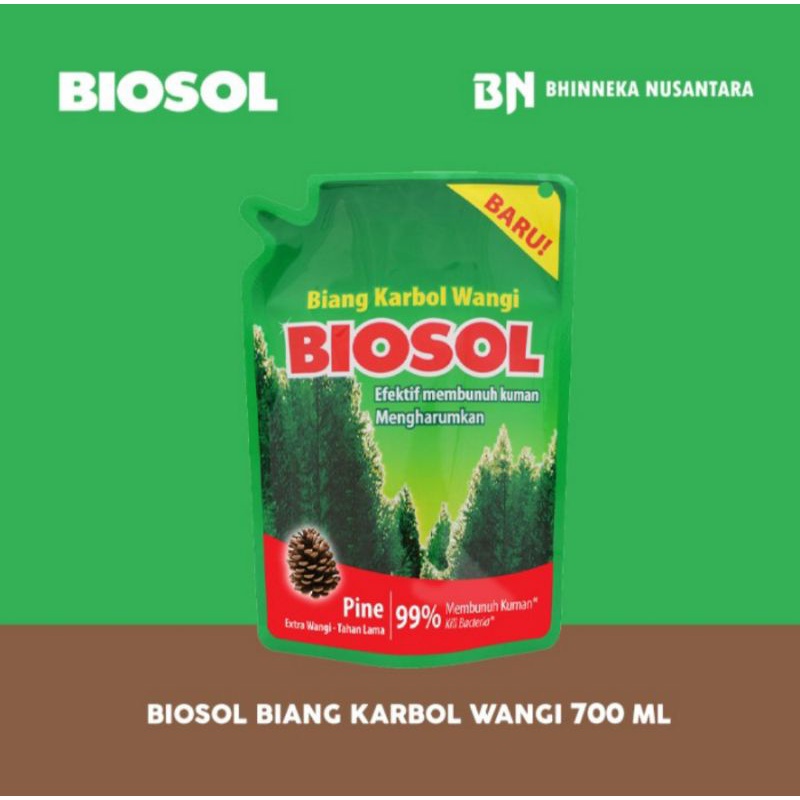 Jual biosol karbol pouch 700ml | Shopee Indonesia