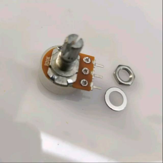 Jual Potensio meter B20K Alpha Plus as pendek untuk DIY efek pedal ...