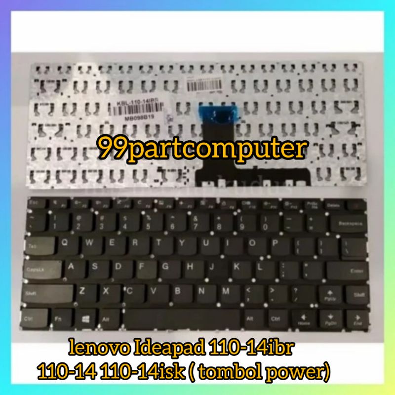 Jual Keyboard lenovo Ideapad 110-14ibr 1110-14 110-14isk ( tombol power ...