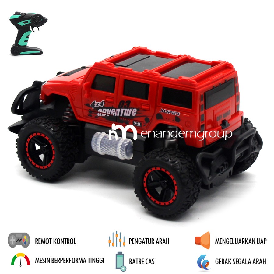Jual Remote Control Mobil Jeep Hummer Adventure Offroad RC | Shopee ...