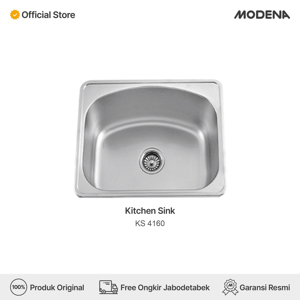 Jual MODENA Kitchen Sink - KS 4160 | Shopee Indonesia