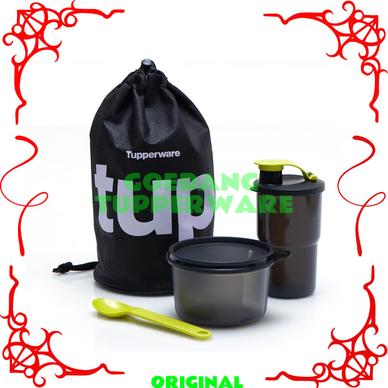 Jual Tempat Makan Set Tupperware - Tas Makan Kotak Makan Set Tupperware ...