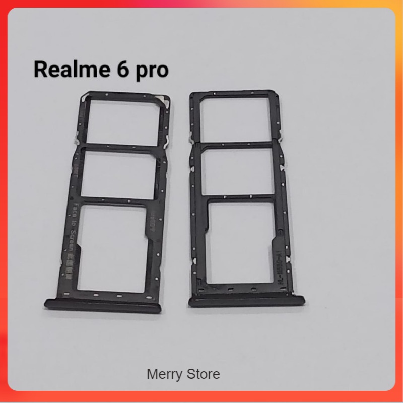 Jual MS Slot Tempat Dudukan Simcard Simtray Sim Tray Card Lock Realme 6 ...