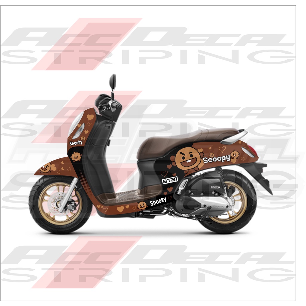 Jual sticker scoopy striping scoopy decal scoopy custom scoopy | Shopee ...