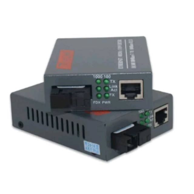 Jual NetLink HTB GS03 Gigabit Media Converter Fiber Optic 10/100/1000 Mbps | Shopee Indonesia
