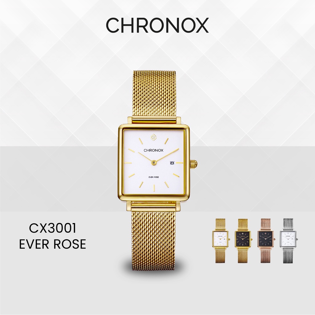 Jual CHRONOX Jam Tangan Wanita Stainless steel CX3001 Ever Rose ...