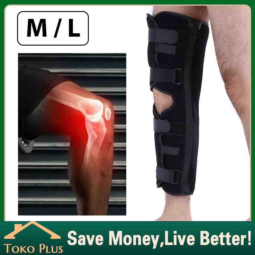 Jual Orthopedic Adjustable knee Lutut Brace Support Foot Guard Sprains ...