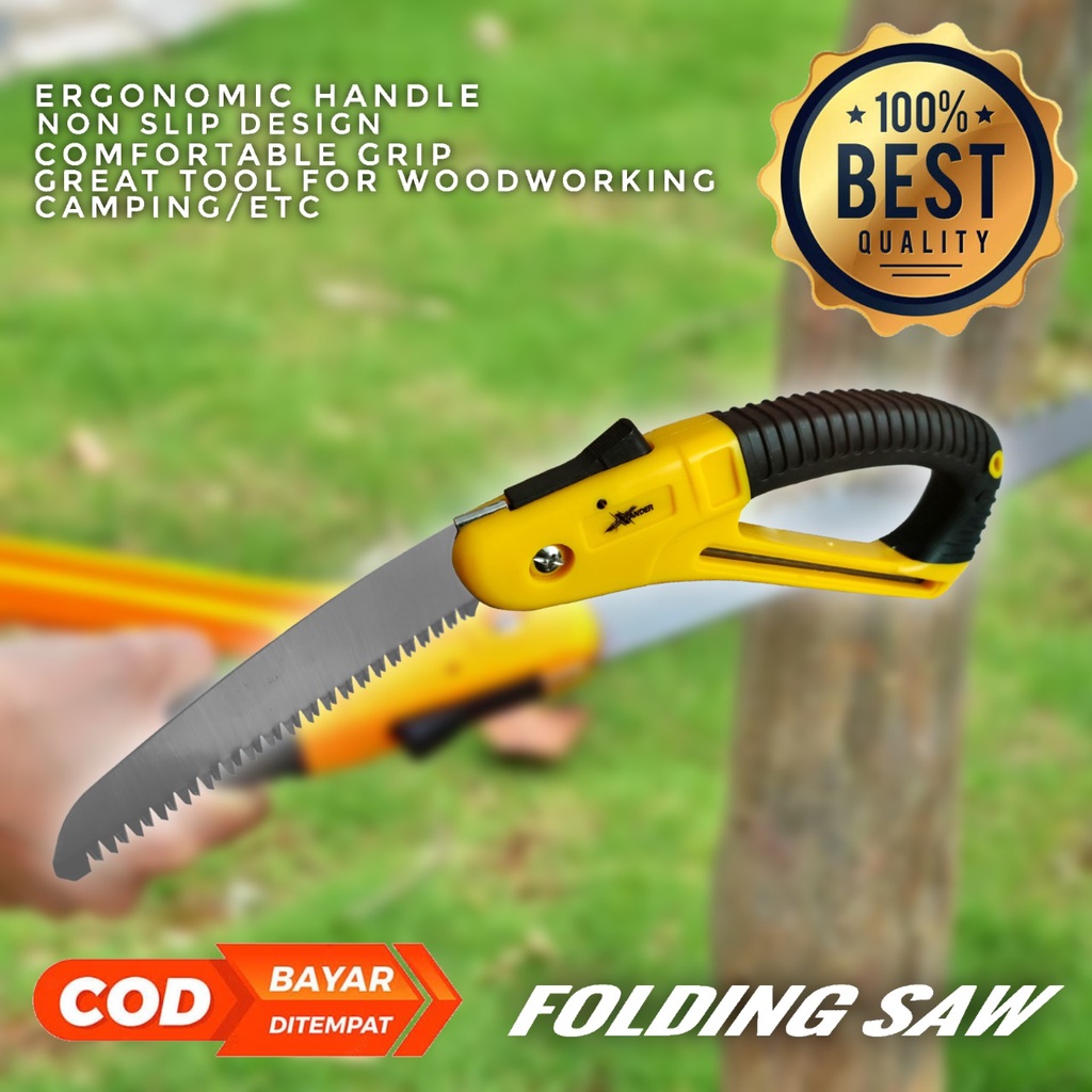 Jual Gergaji Lipat Foldabe Saw Flip Blade Fold Germany Alat Graji Flip Potong Kayu Dahan Ranting ...