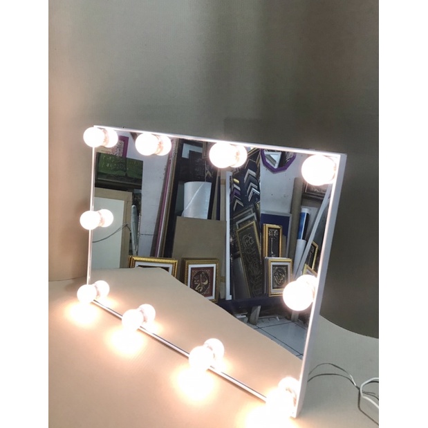 Jual AMY12 Cermin/Kaca Meja Rias Led Murah | Shopee Indonesia