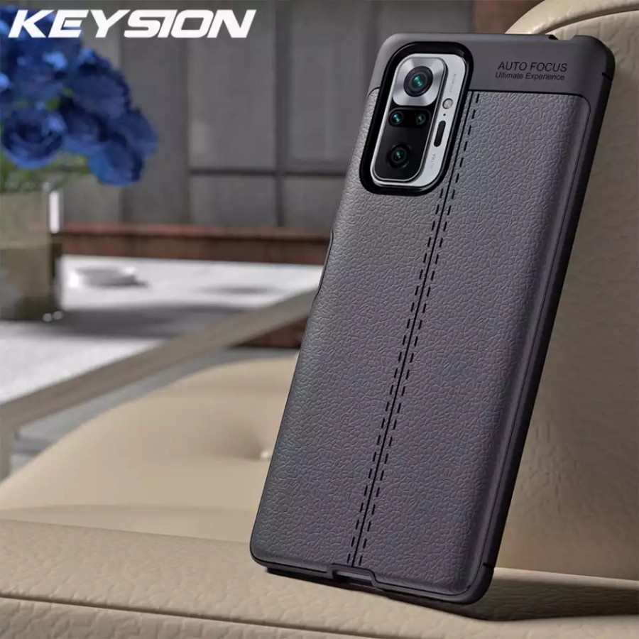 Jual CASE XIAOMI REDMI NOTE 10 10s AUTOFOCUS CASE CARBON LEATHER ...