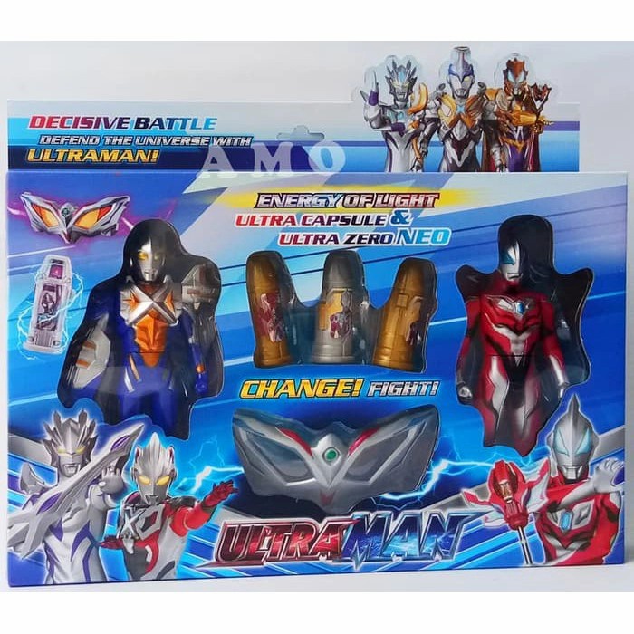 Jual Mainan Kapsul Ultraman Figure Robot Ultraman Capsule Change Topeng ...